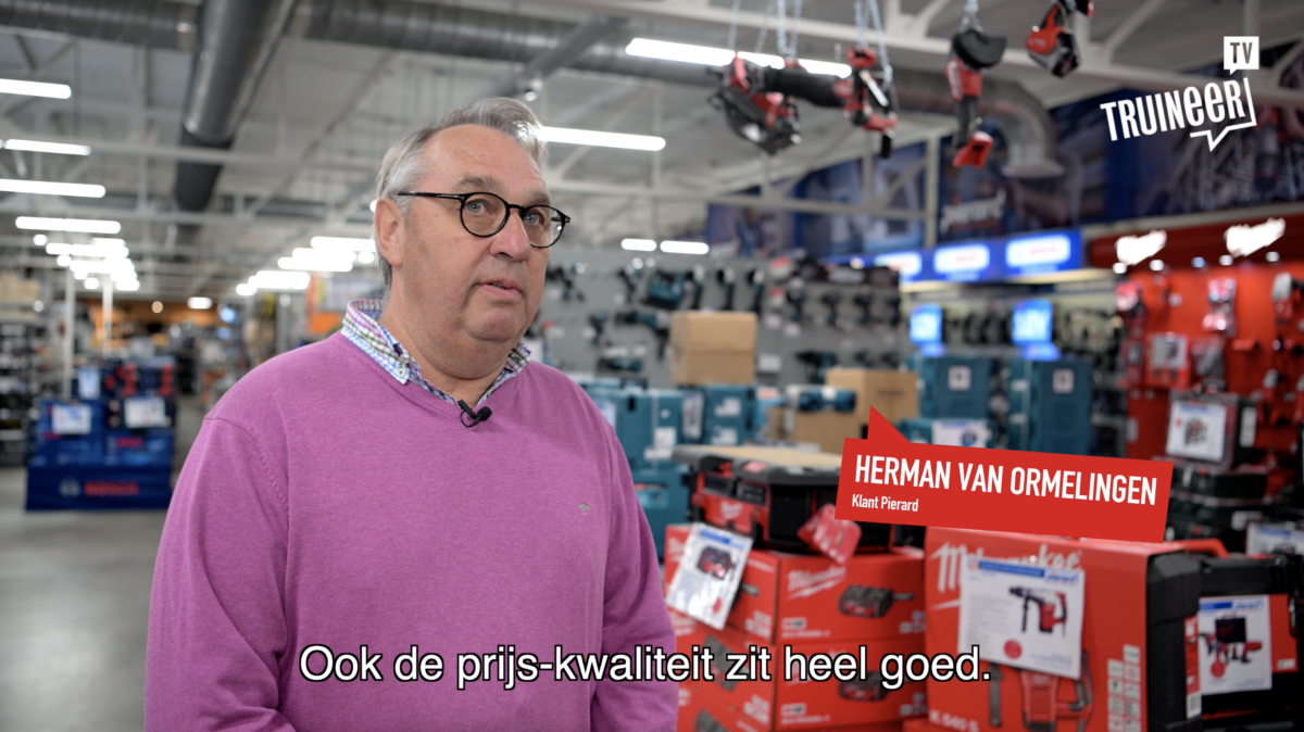 VIDEO - Herman en Kristof kopen al jaren materiaal bij Pierard ...