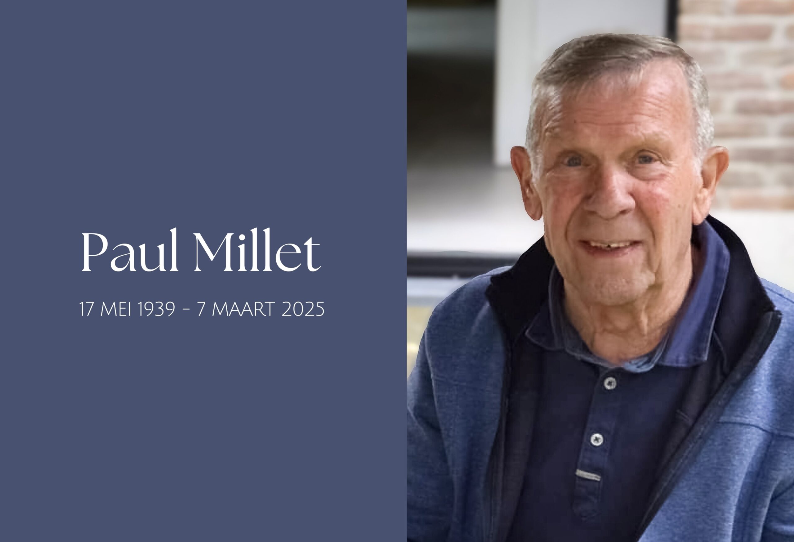 Paul Millet overleden - Truineer